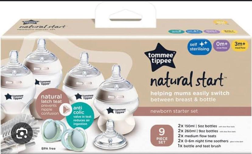 Tommie tippee natural start starter kit blue color - Monmartt